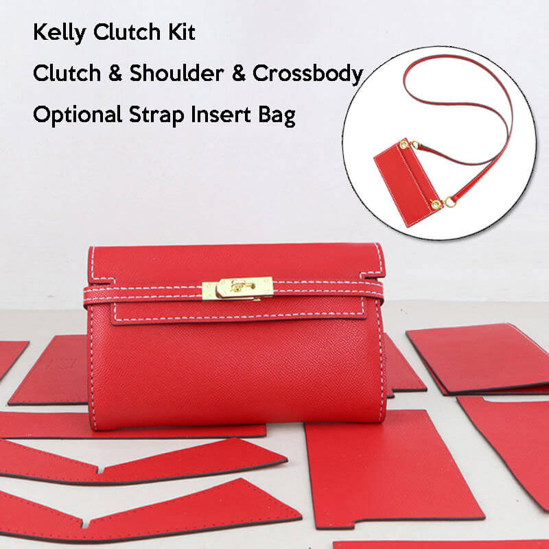 Kelly-Style Leather Clutch Handbag DIY Kit – Babylon Leather