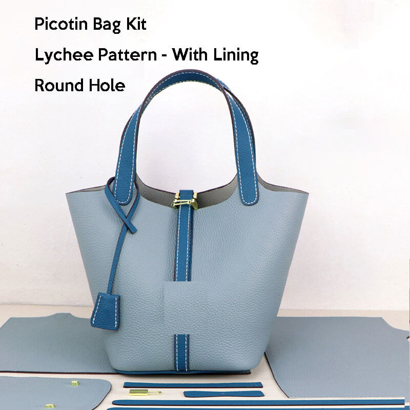 lined leather picotin diy kit – Babylon Leather